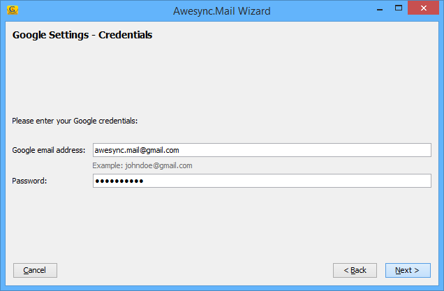 AweSync.Mail Getting Started | AweSync